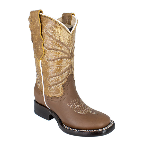 Bota Vaquera Infantil Bordada kids Horma Bulldog (12.0 -21.5) – GONZER ...