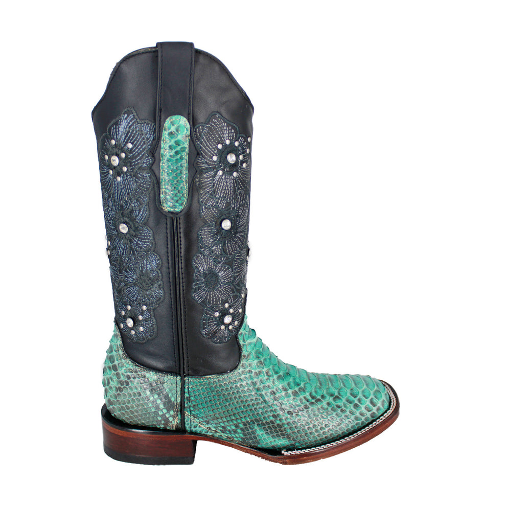 Bota Vaquera para Dama Horma Bulldog en Piel Exótica de Pitón – GONZER ...